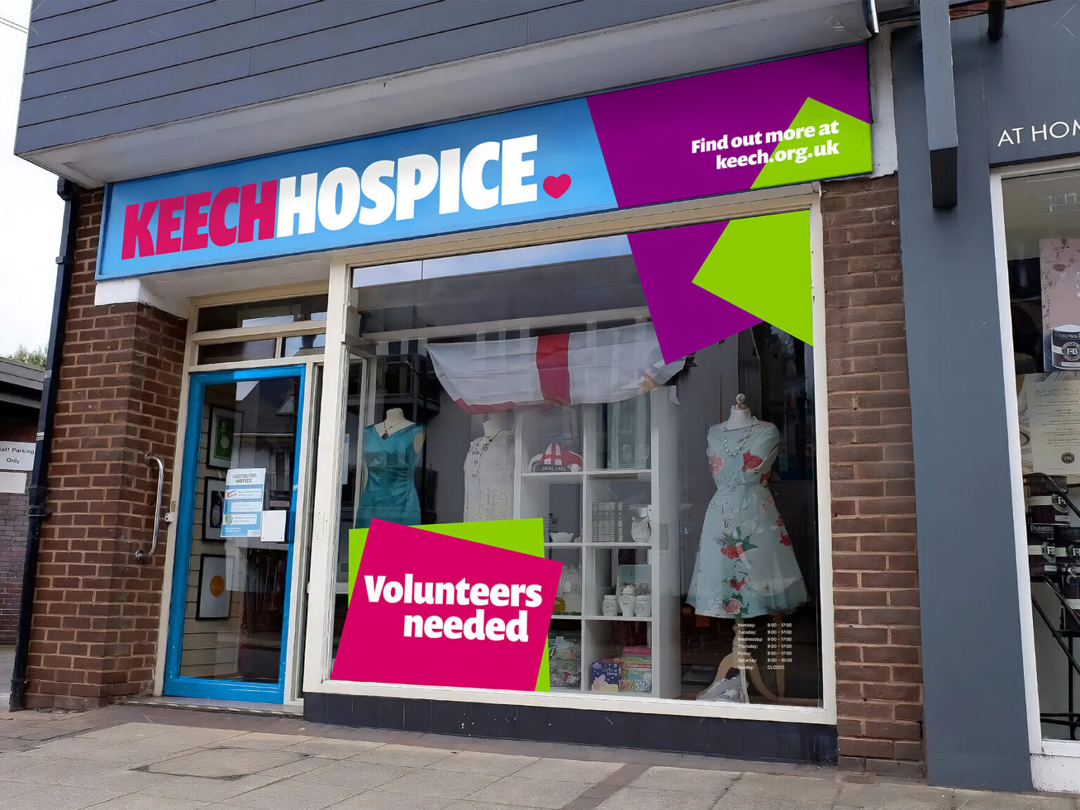 Find Your Local Keech Hospice Shop